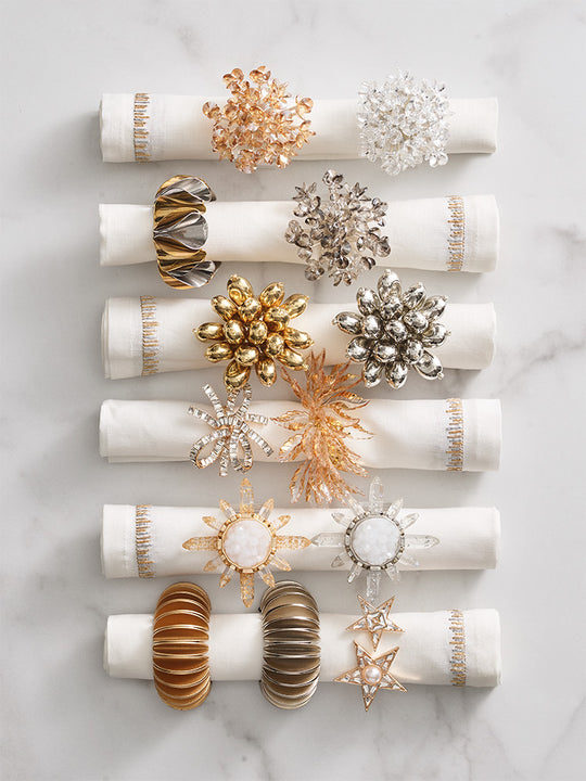 Luxury Designer Napkin Rings for Sophisticated Tablescapes