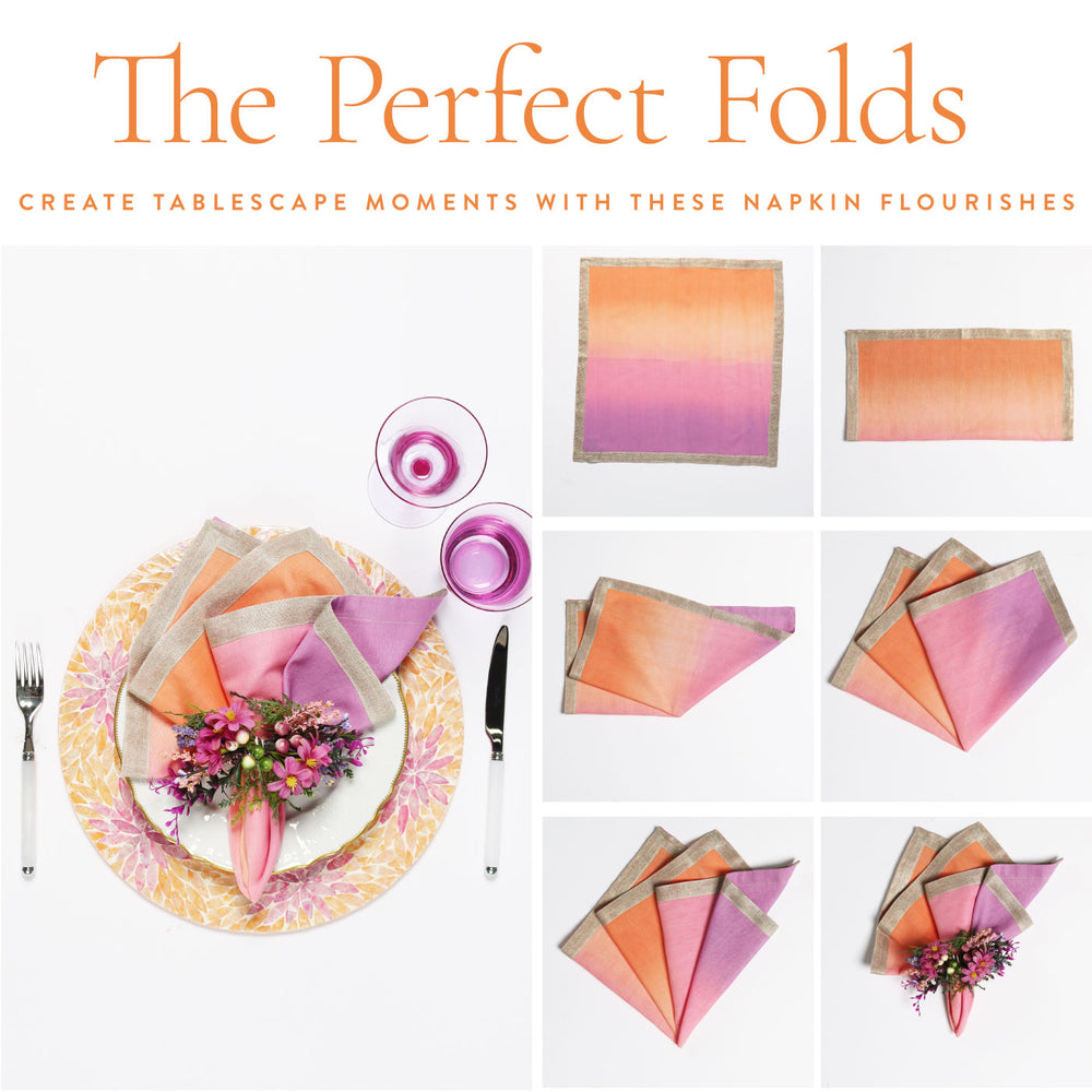 Napkin Folding Ideas - Elegant Folds for a Luxury Tablescape